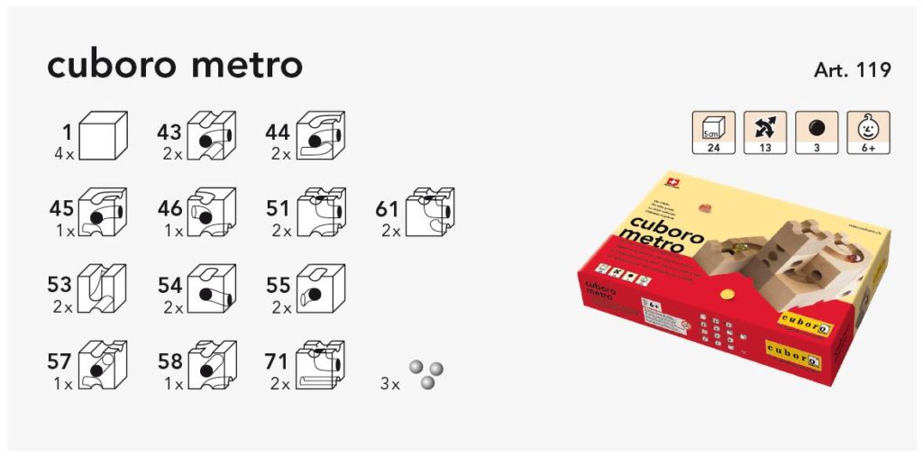 Cuboro metro C119 – hier wird im Verborgenen gerollt – Mausmauki.de